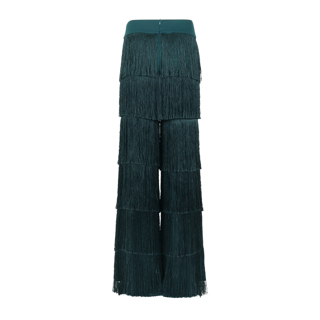 Hiza Fringe Pants in Teal – RI MI